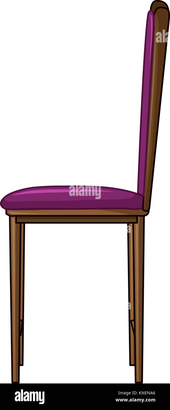 Illustration of a cushion chair on a white background Stock Vector ...