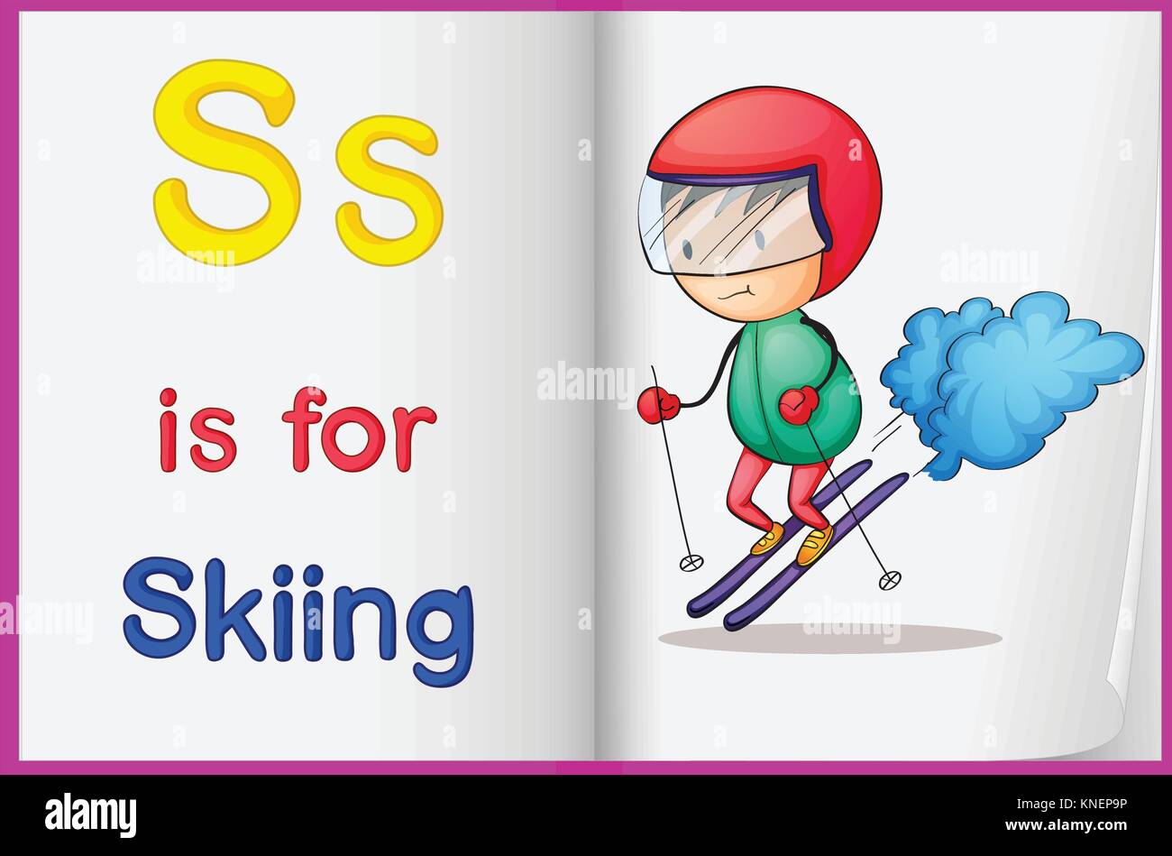 English book on phonics Stock Vector Images - Alamy
