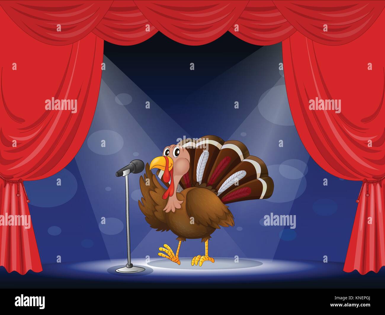Into the limelight cartoon hi-res stock photography and images - Alamy