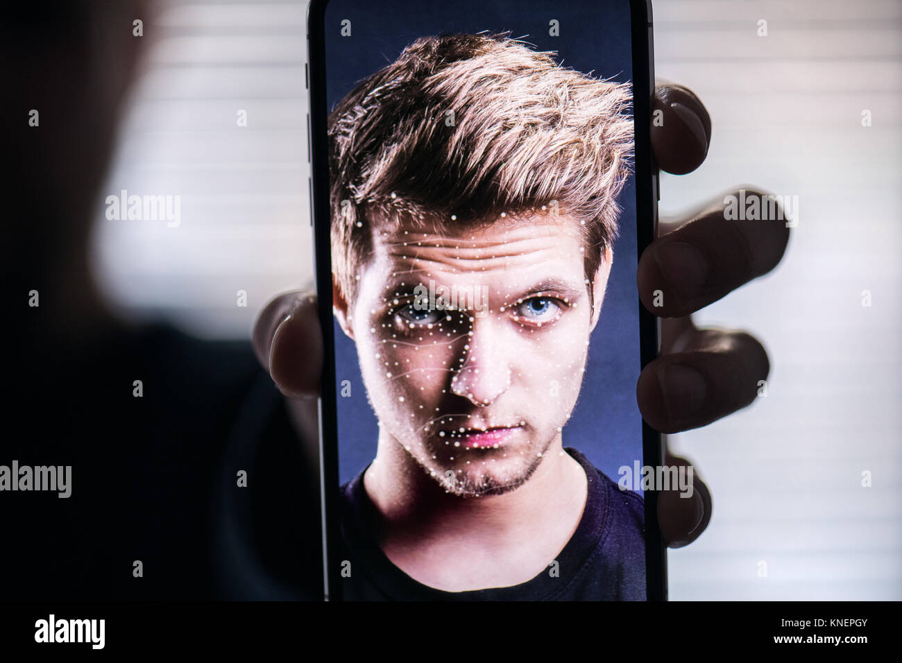Face Recognition Iphone High Resolution Stock Photography and Images ...