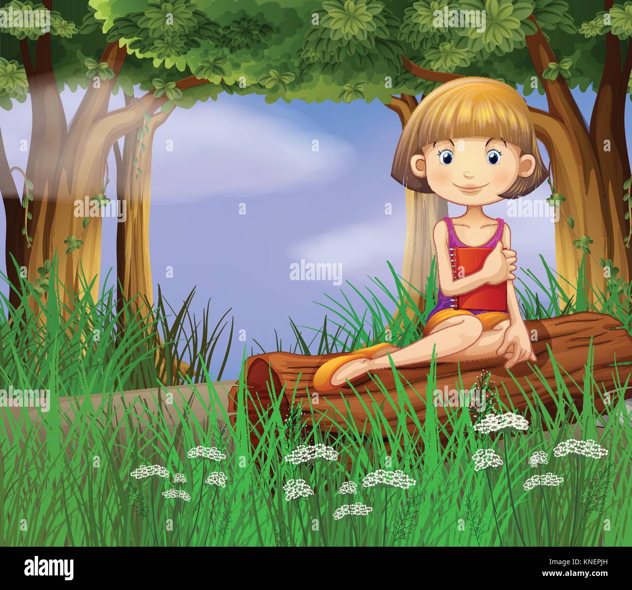 Lady notebook Stock Vector Images - Alamy