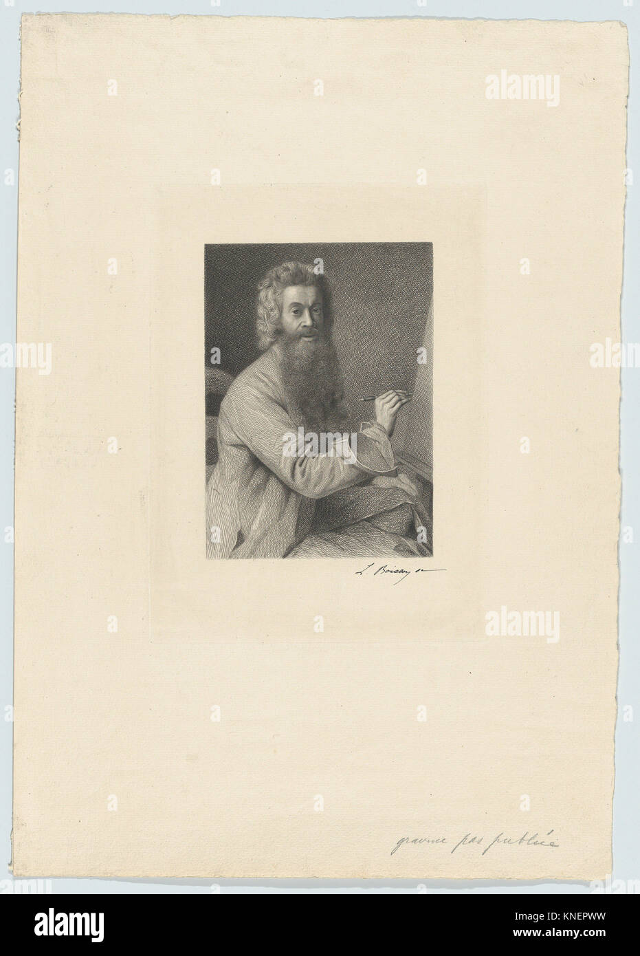 Self-portrait with a Long Beard. Artist: Léon Boisson (French, 1854 ...