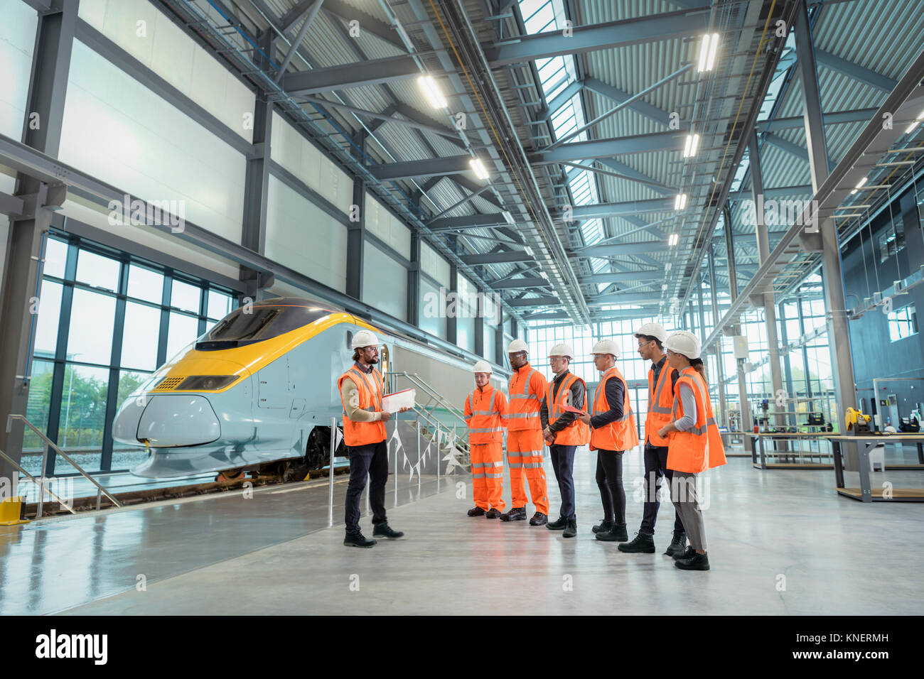 Training talking hi-res stock photography and images - Alamy