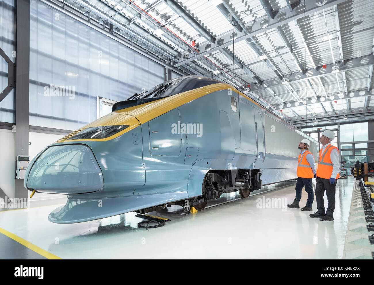 Man inspecting train hi-res stock photography and images - Alamy
