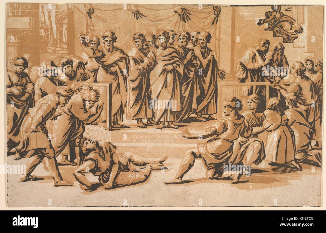 Death of ananias raphael hi-res stock photography and images - Alamy
