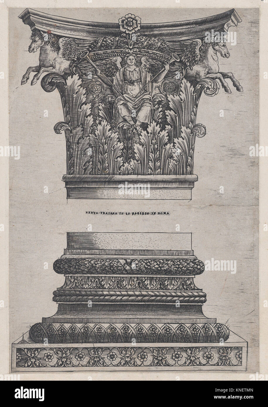 Speculum Romanae Magnificentiae: Pegasus capital from the Temple of ...