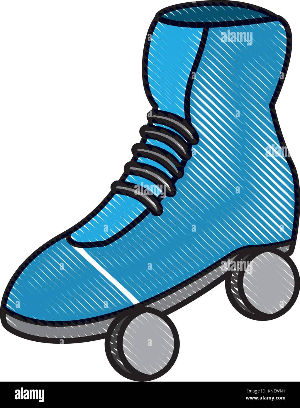 Roller skates isolated Stock Vector Image & Art - Alamy