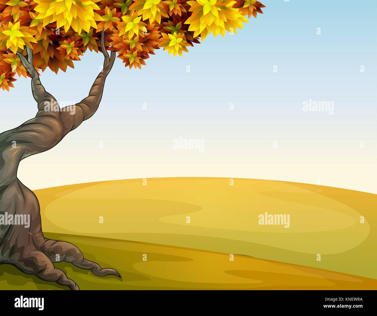 Autumn farm landscape picture illustration hi-res stock photography and ...