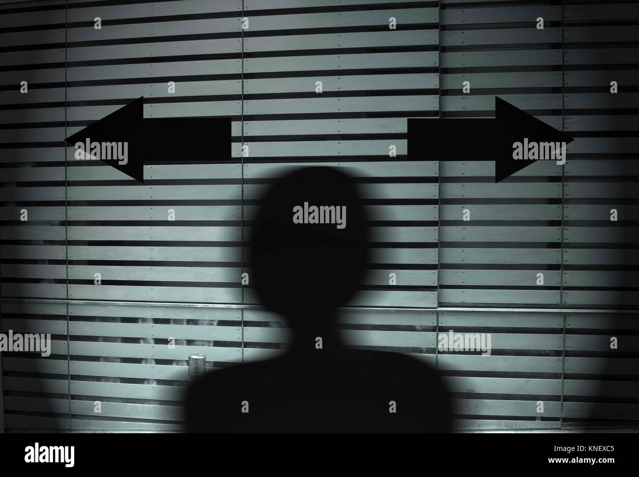 One way sign opposite way hi-res stock photography and images - Alamy