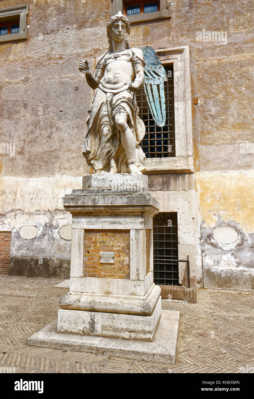 Statue of Archangel Michael, Rome Stock Photo - Alamy