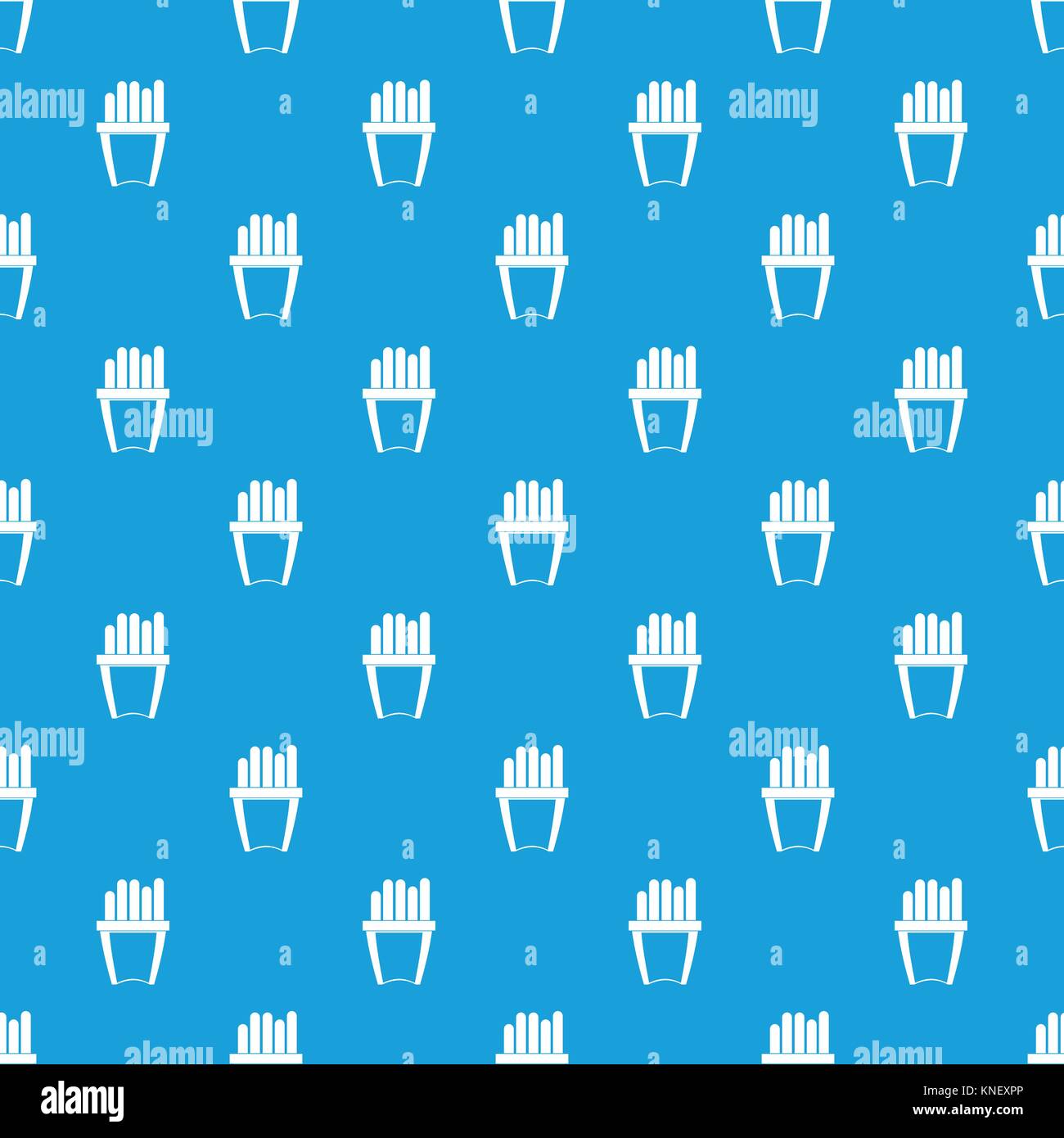 Portion of french fries pattern seamless blue Stock Vector Image & Art ...