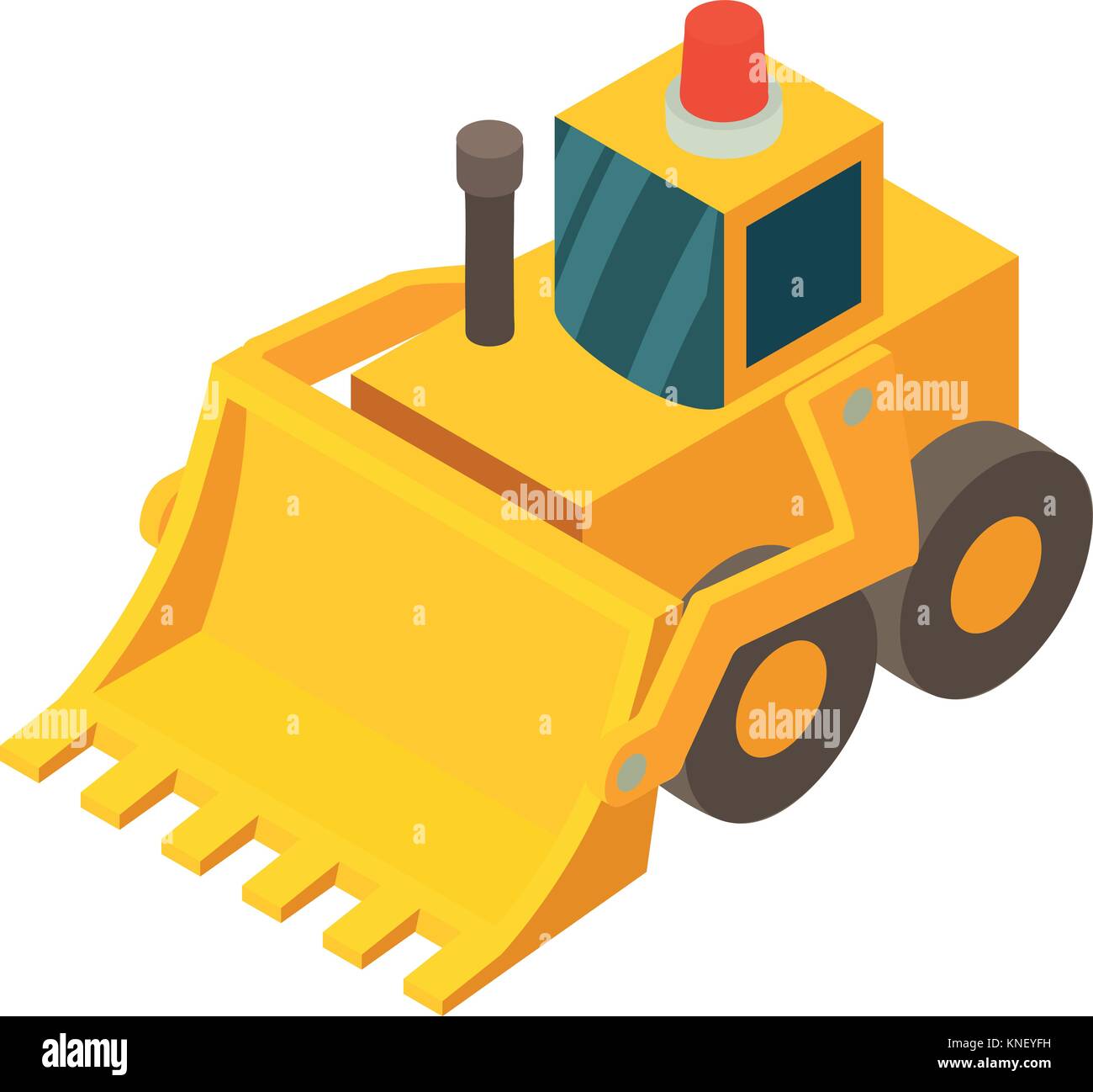 Bulldozer icon, isometric 3d style Stock Vector Image & Art - Alamy