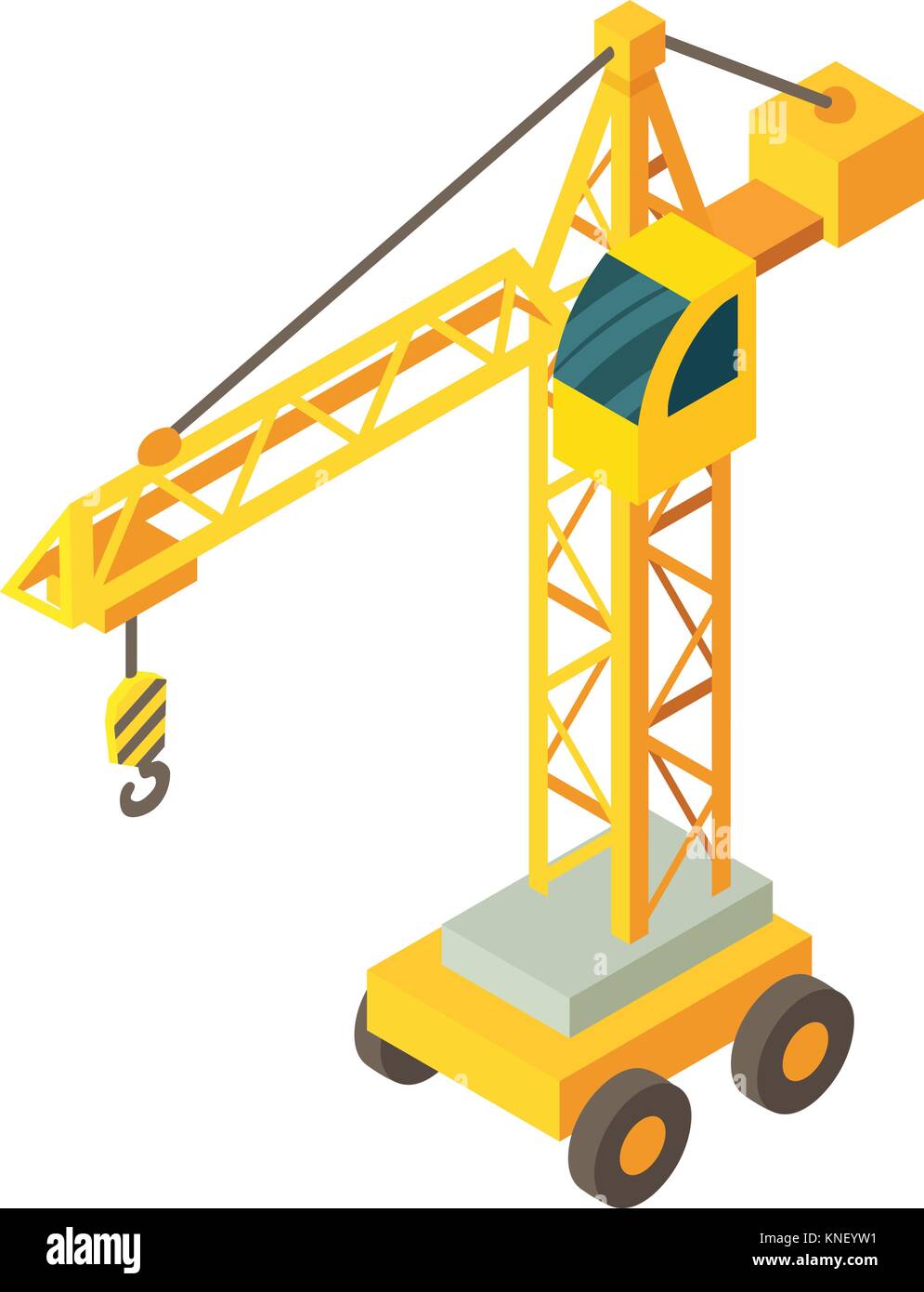Isometric crane hook hi-res stock photography and images - Alamy