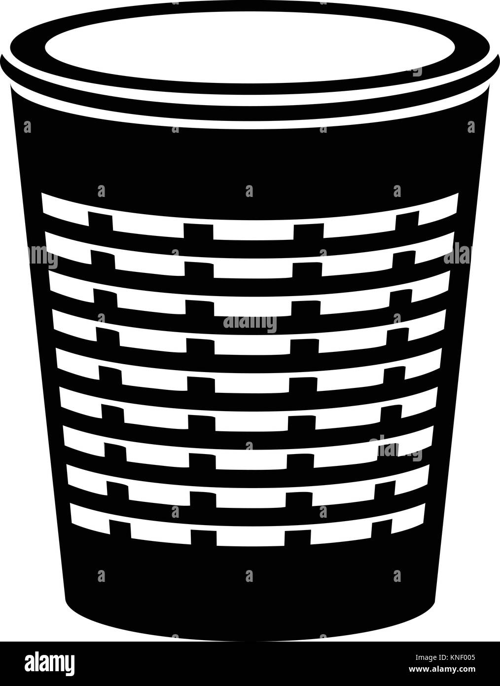 Dustbin icon, simple style Stock Vector Image & Art - Alamy
