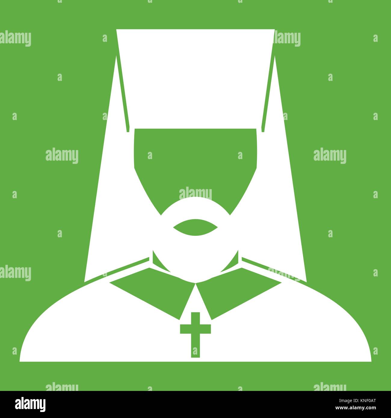 Orthodox priest icon green Stock Vector Image & Art - Alamy