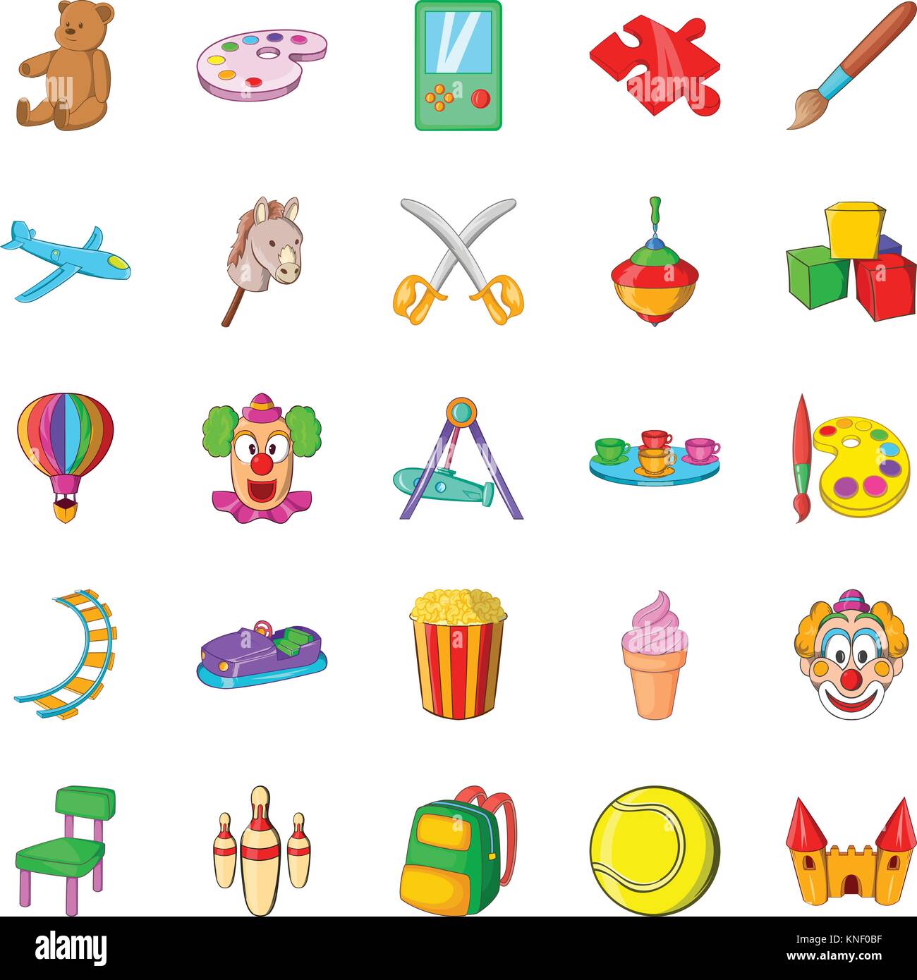 Children playground icons set, cartoon style Stock Vector Image & Art ... Children playground icons set, cartoon style Stock Vector Image & Art ...