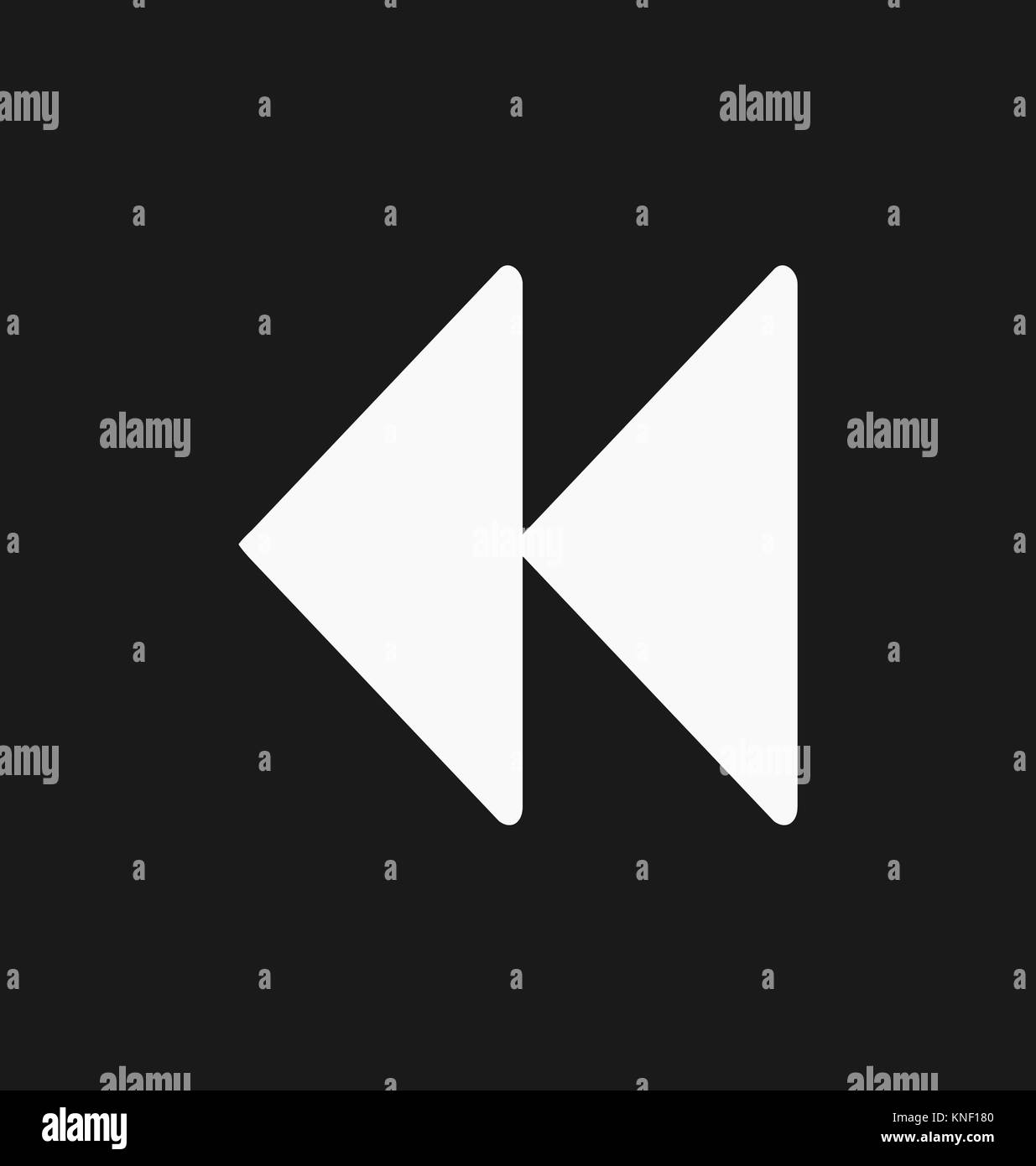 Rewind arrow Black and White Stock Photos & Images - Alamy