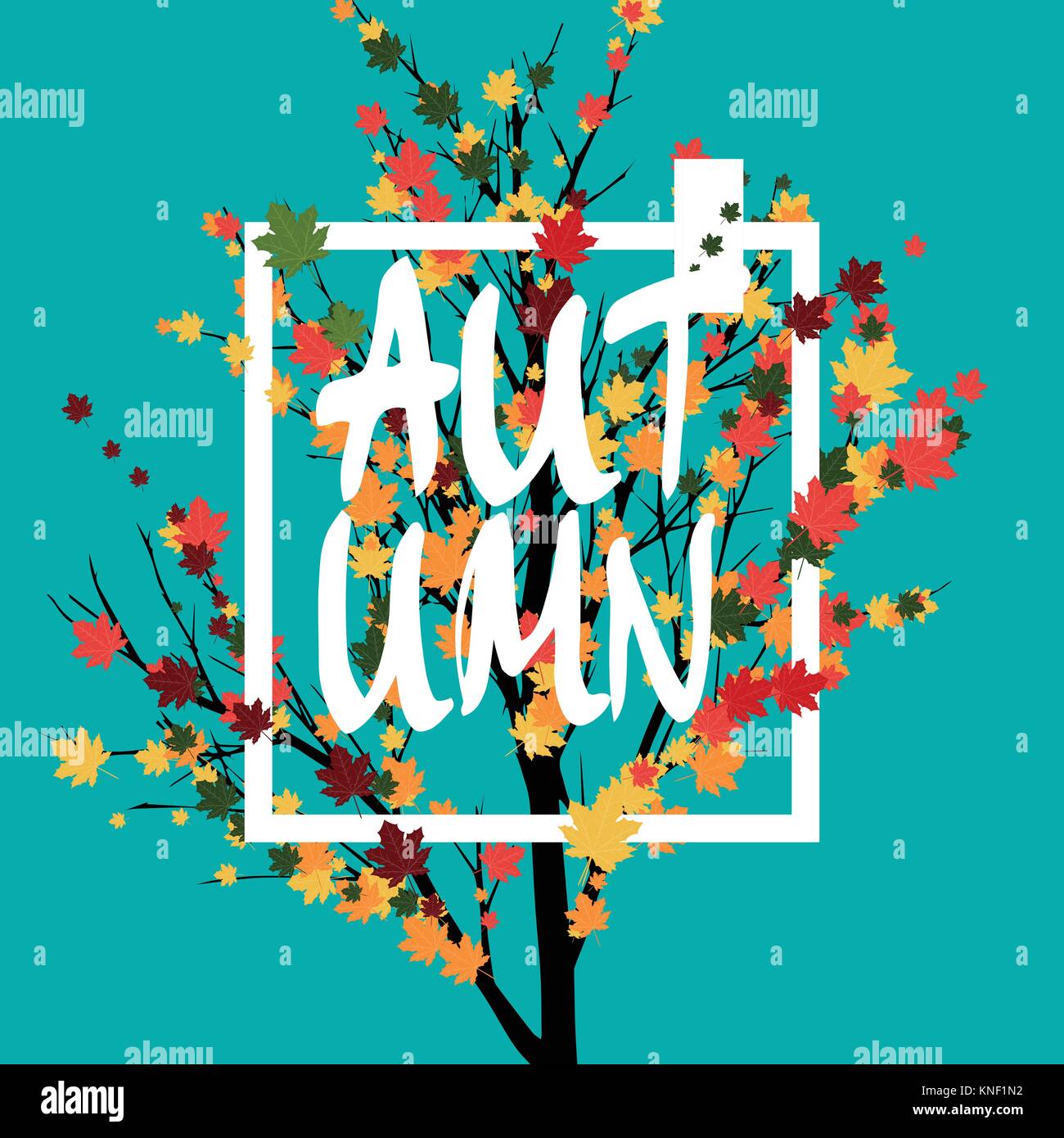 autumn geometric adversting Stock Vector Image & Art - Alamy