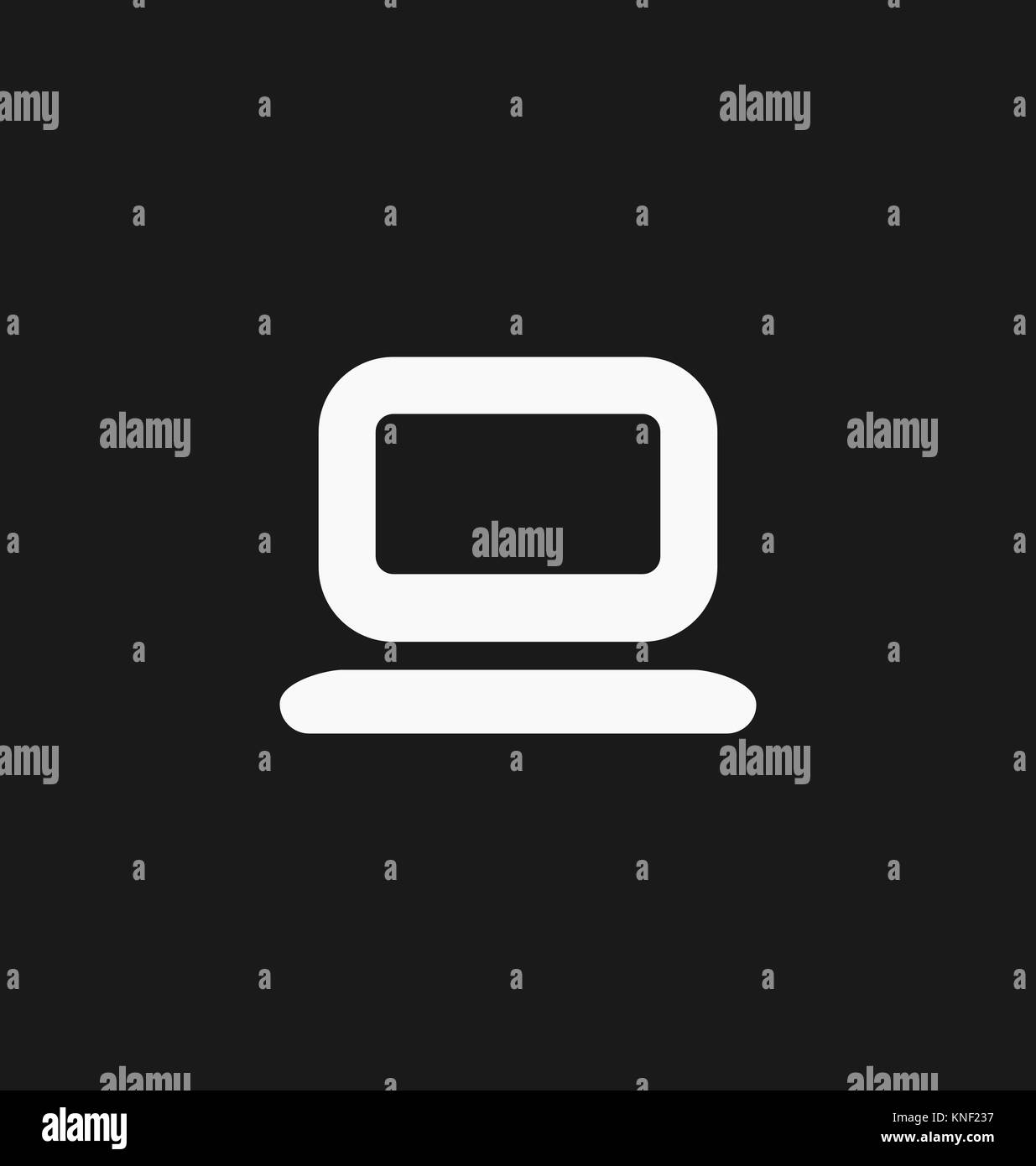 Laptop icon simple vector illustration Stock Vector Image & Art - Alamy