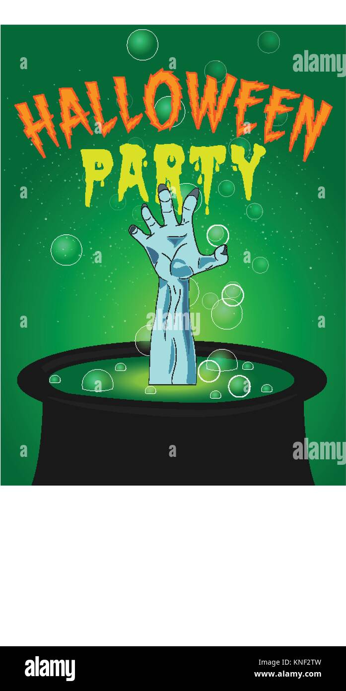 zombie arm boiler halloween party Stock Vector Image & Art - Alamy