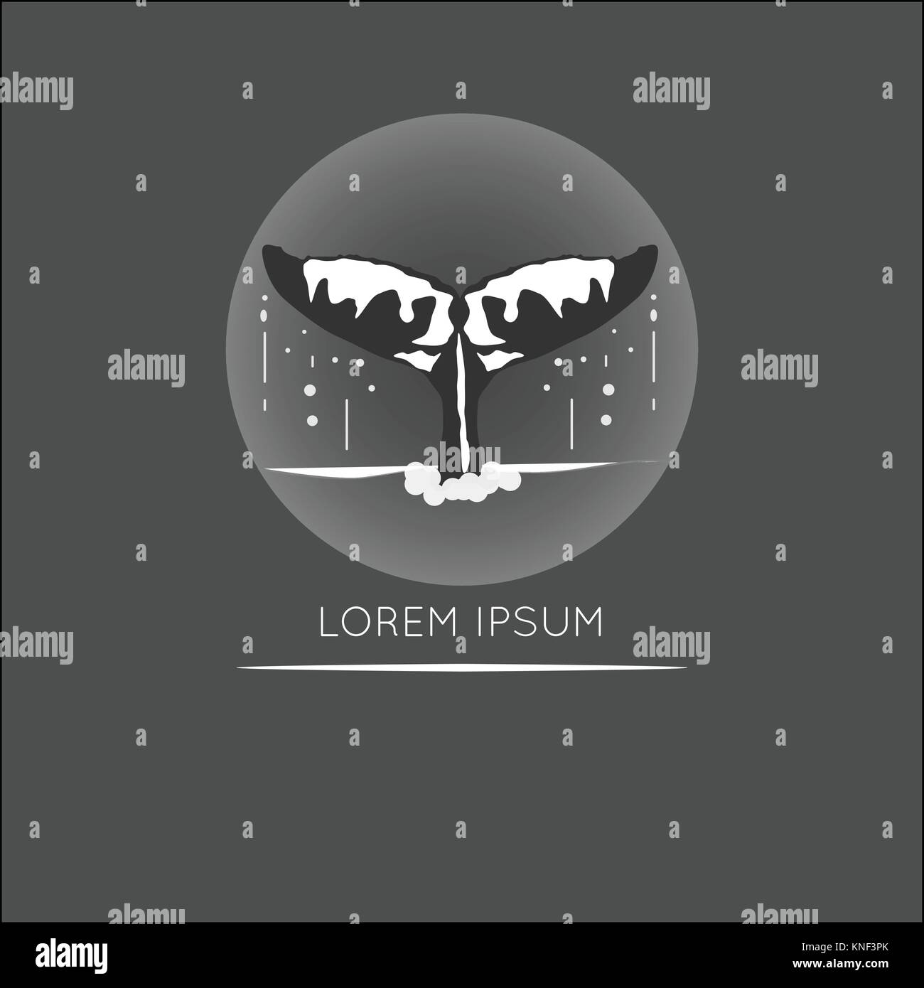 Fin logo design hi-res stock photography and images - Alamy