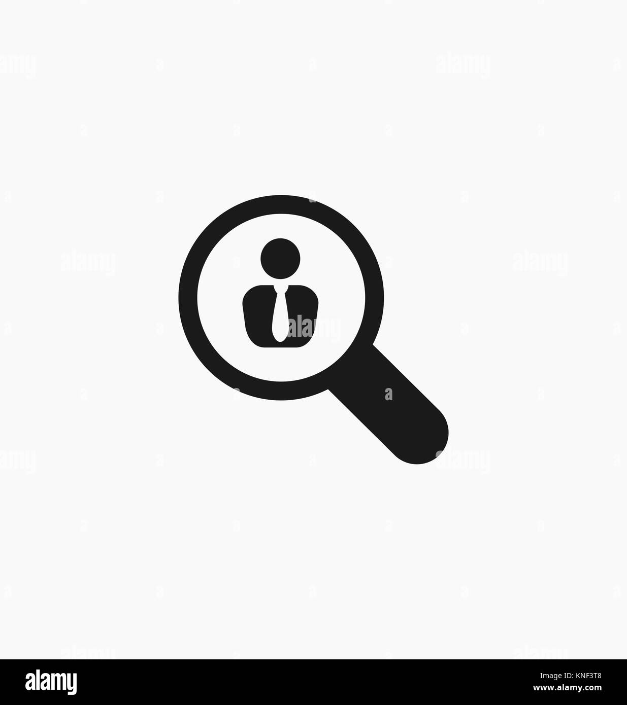 Staff selection icon Black and White Stock Photos & Images - Alamy