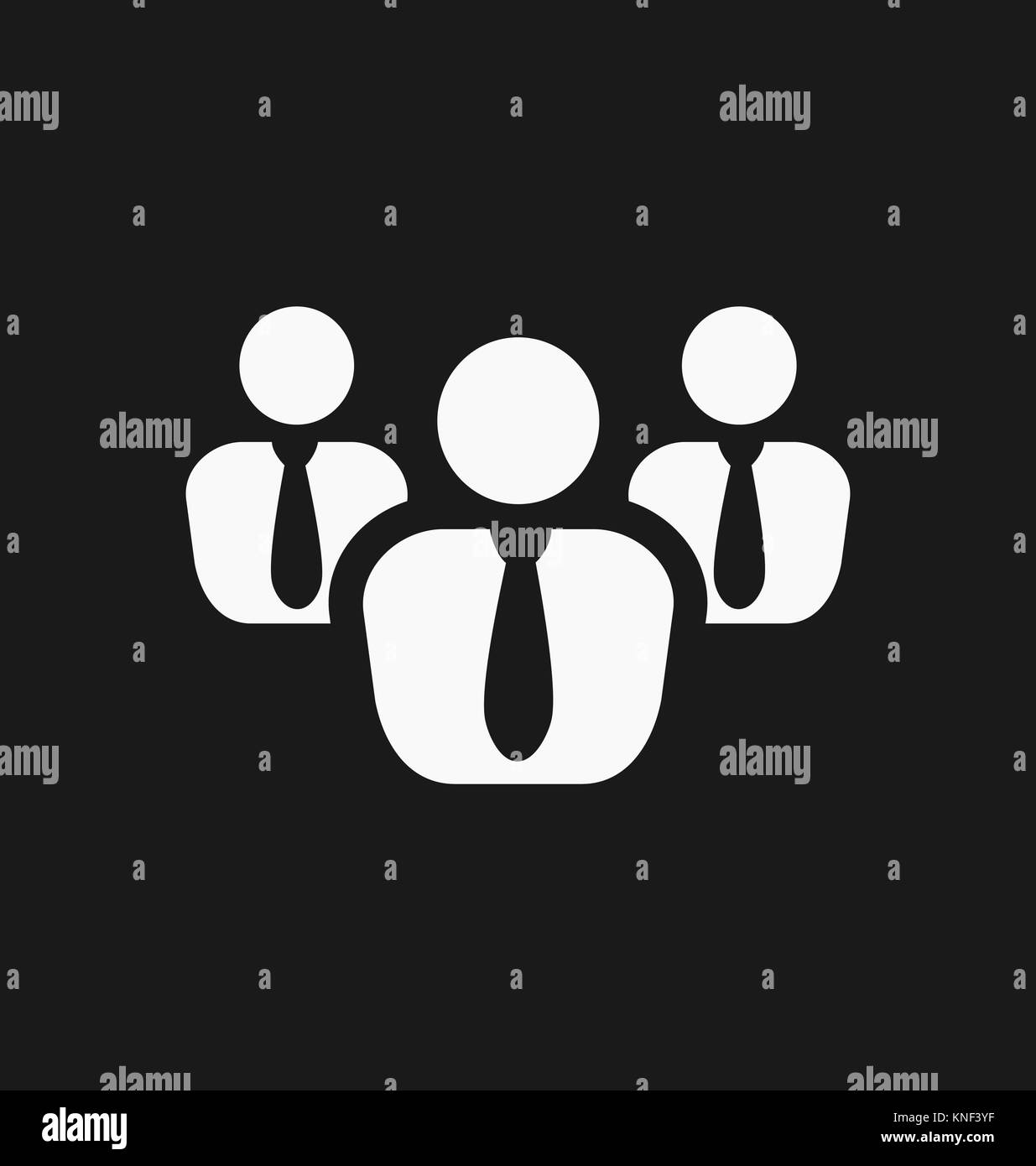 Business icon symbol concept Black and White Stock Photos & Images - Alamy