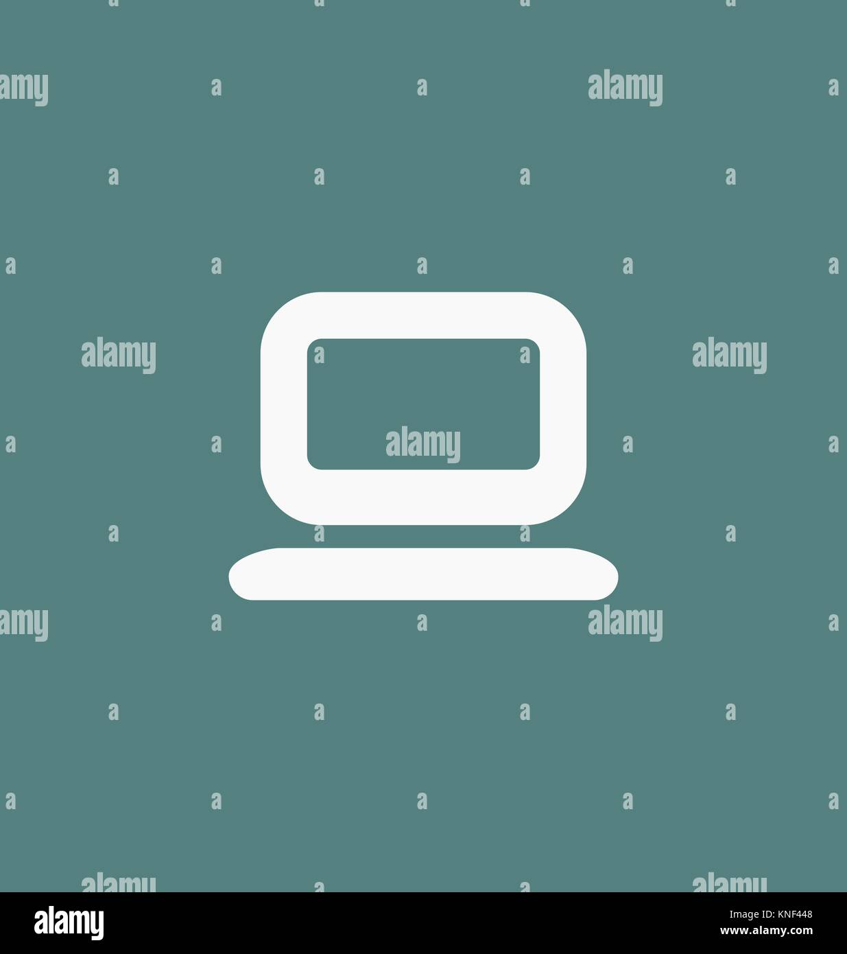 Laptop icon simple vector illustration Stock Vector Image & Art - Alamy