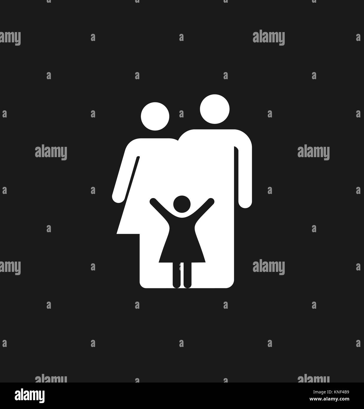 Family icon vector Stock Vector Image & Art - Alamy