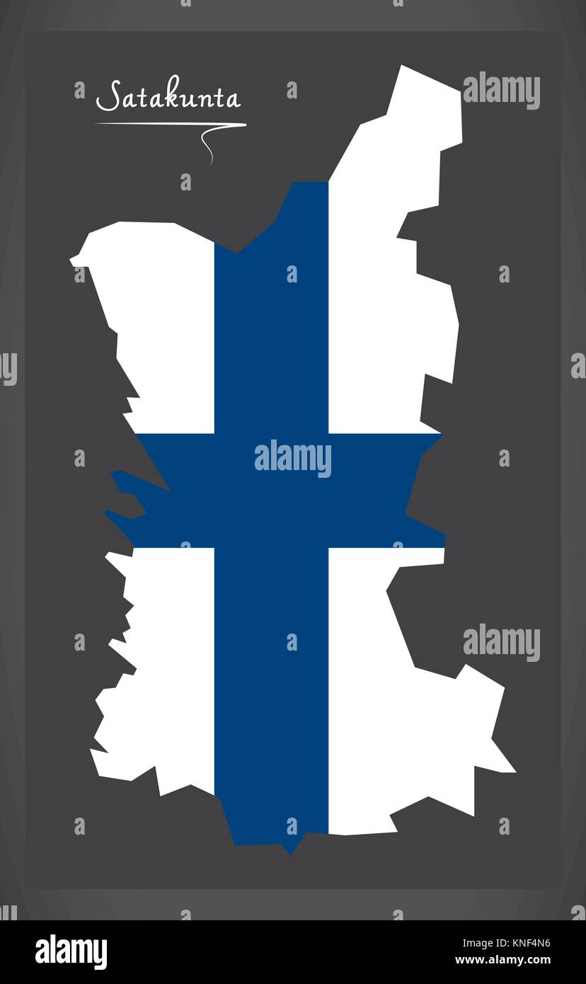 Vector map of satakunta hi-res stock photography and images - Alamy