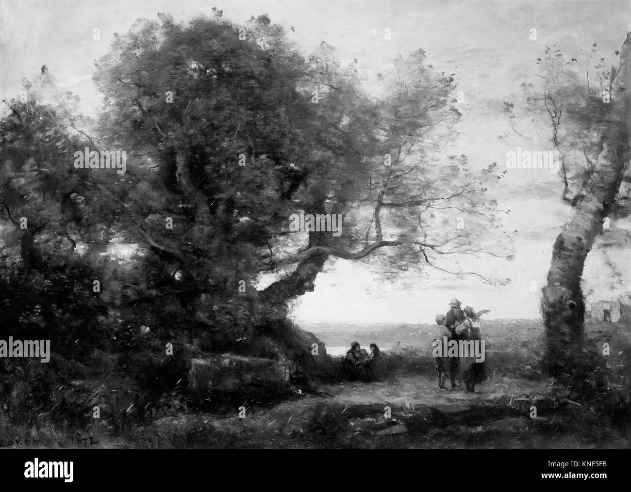 The Gypsies. Artist: Camille Corot (French, Paris 1796-1875 Paris ...