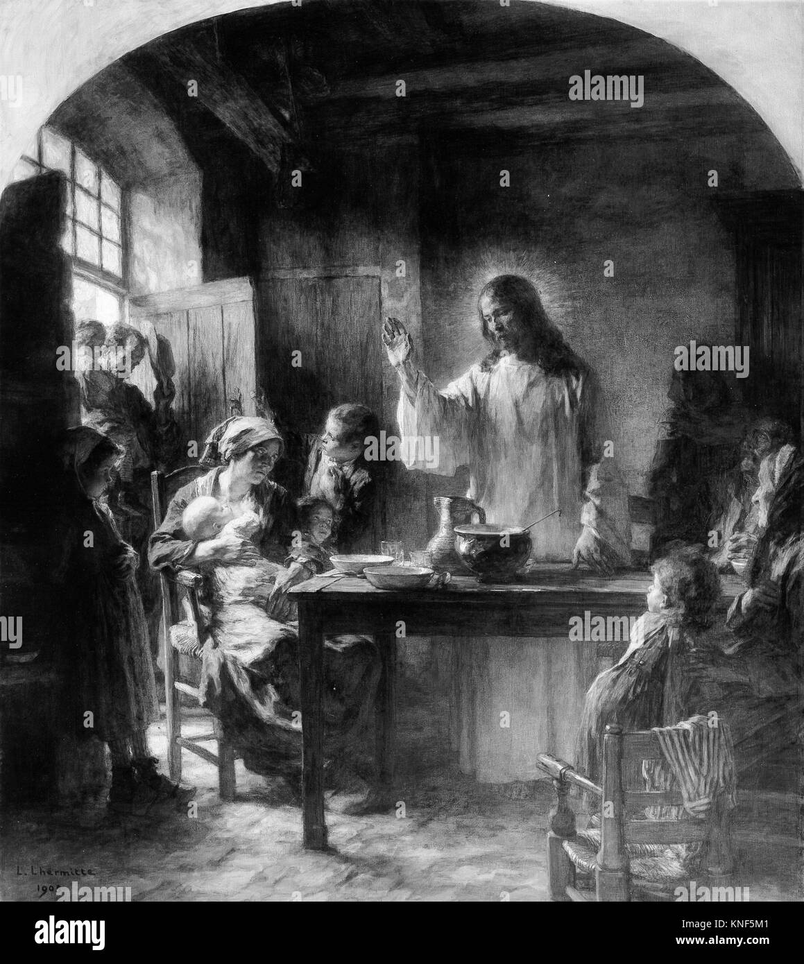 Among the Humble. Artist: Léon-Augustin Lhermitte (French, Mont Saint ...