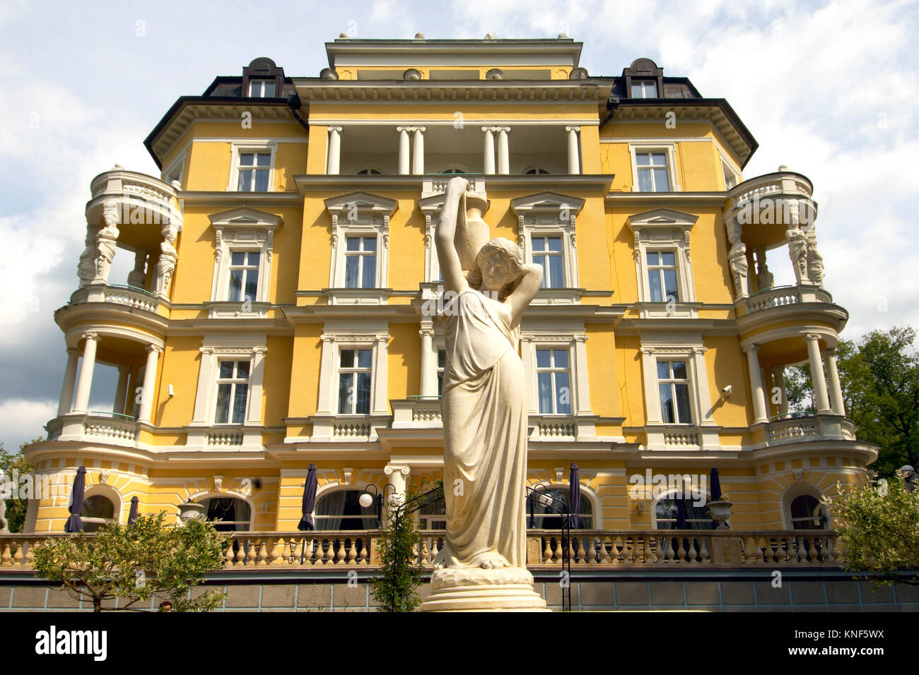 Tschechien, Böhmen : Franzensbad, historische Villa Imperial, erbaut im ...