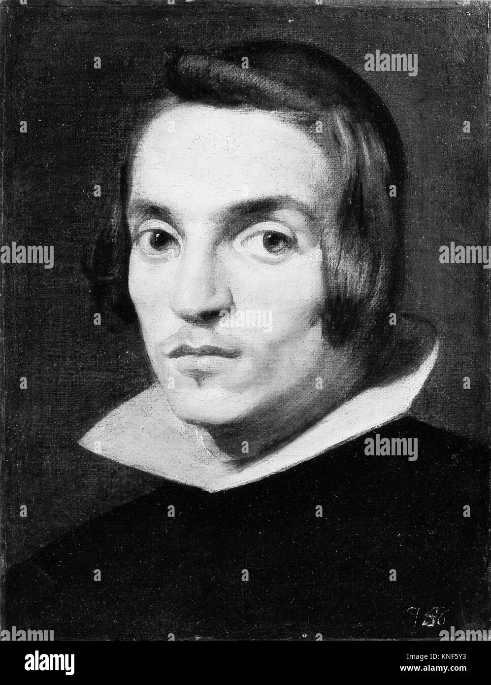 Head of a Man. Artist: Spanish (Castilian) Painter (mid-17th century or ...