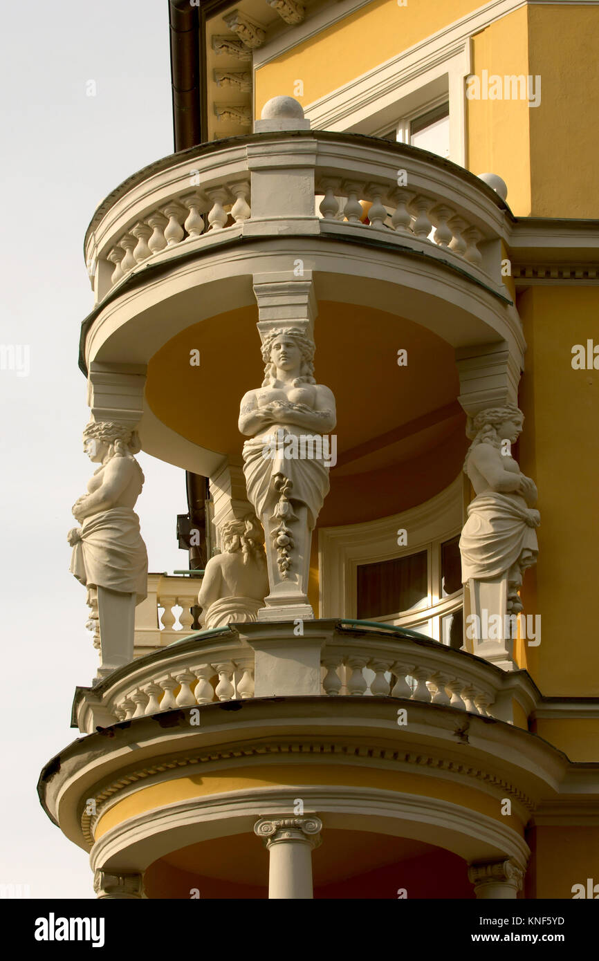 Tschechien, Böhmen : Franzensbad, historische Villa Imperial, erbaut im ...