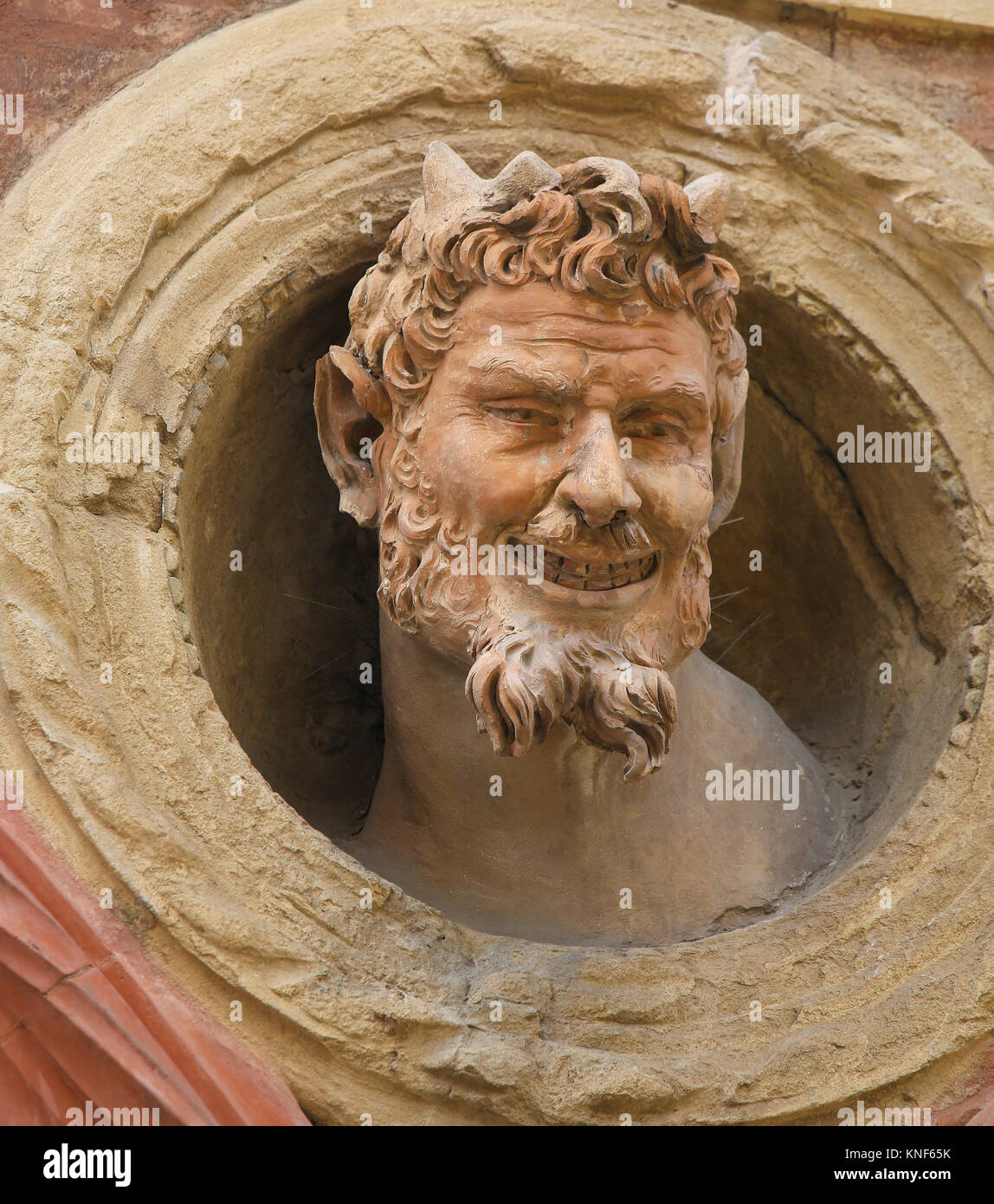 Bust of a Satyr at the Palazzo Bolognini Amorini Salina, a Renaissance ...
