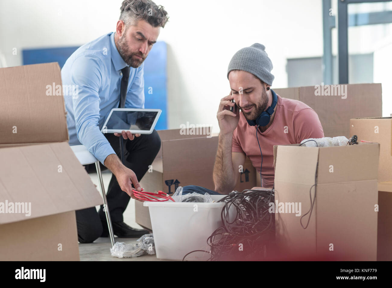 Unpacking digital hi-res stock photography and images - Alamy