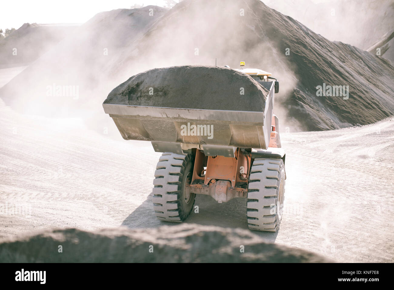 Heavy machinery in quarry Stock Photo - Alamy