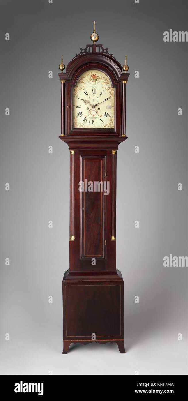 Tall Clock. Maker: Joseph Mulliken (active 1775-1800); Date: ca. 1790; Geography: Made in ...