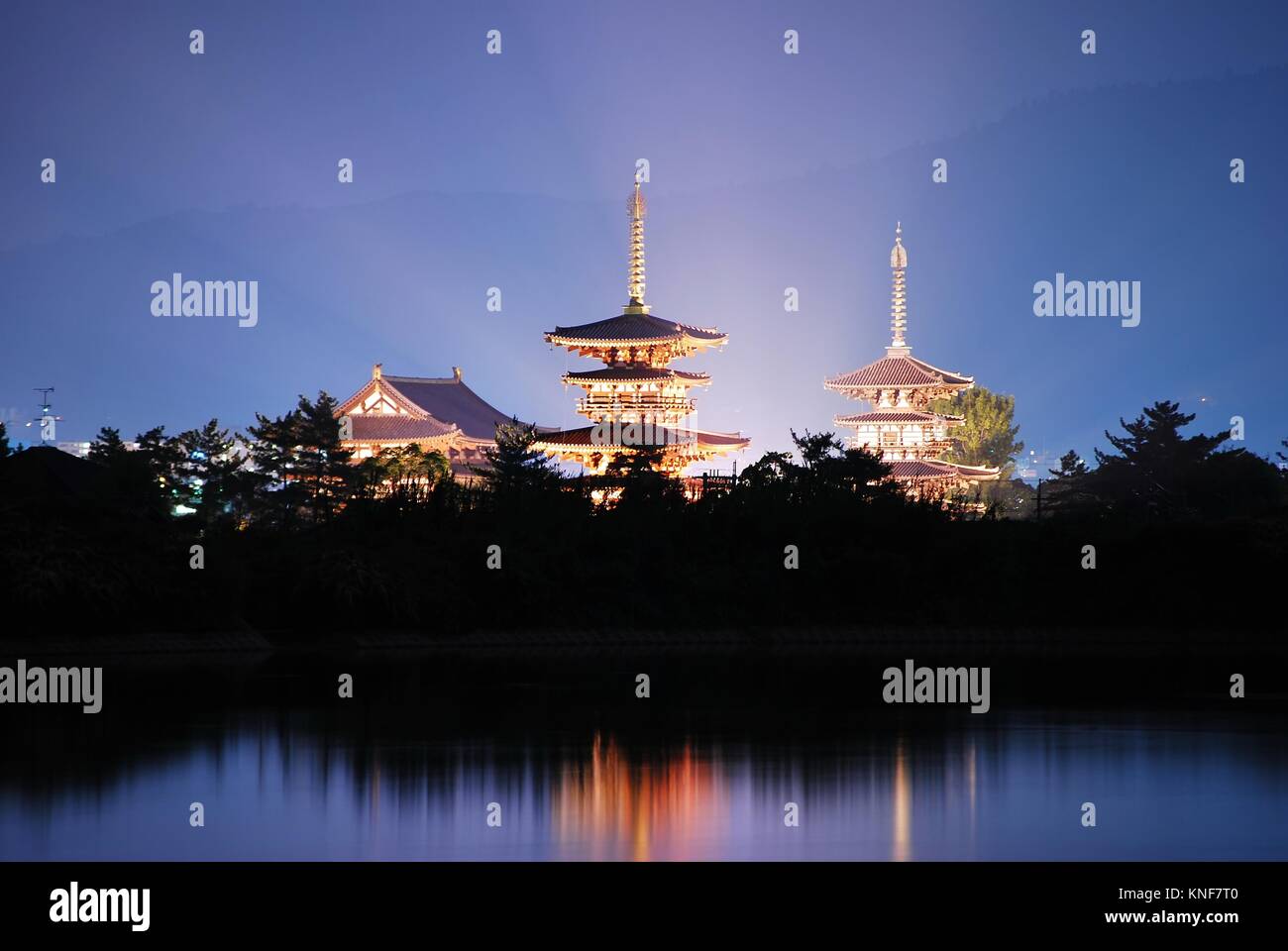 Temple with beautiful radiating light, symbolizing religious faith ...