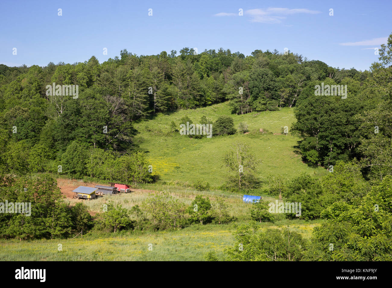 Free range chicken farm house hi-res stock photography and images - Alamy