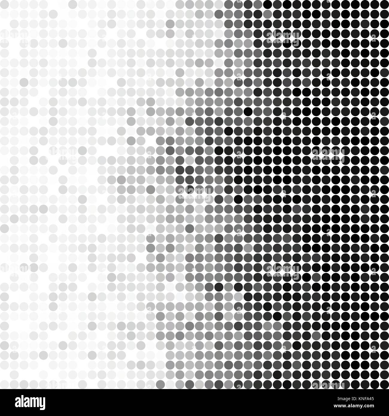 abstract vector colored round dots background - black and white Stock ...