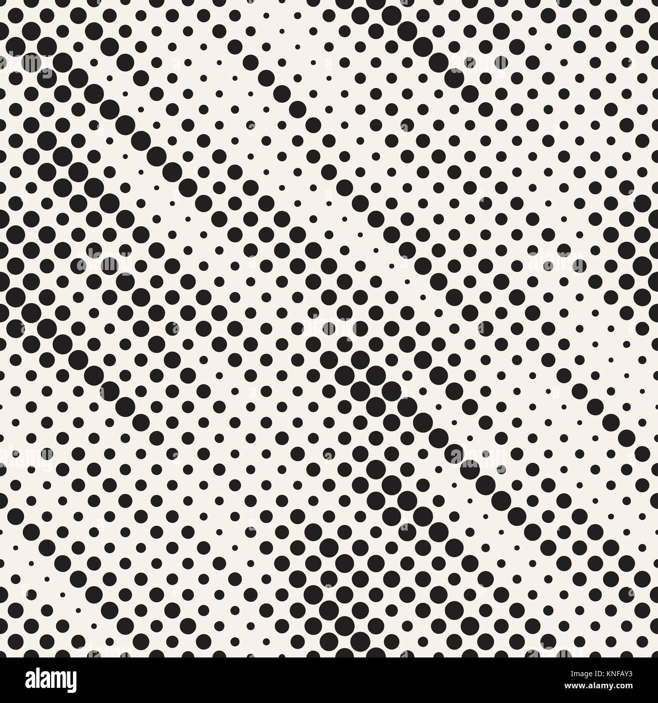 Modern Stylish Halftone Texture. Endless Abstract Background With ...
