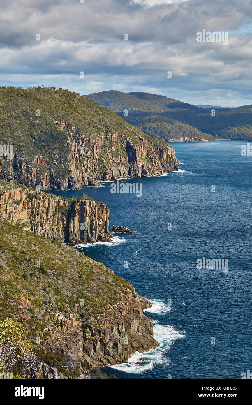 Rugged coastline cliffs Stock Photo - Alamy