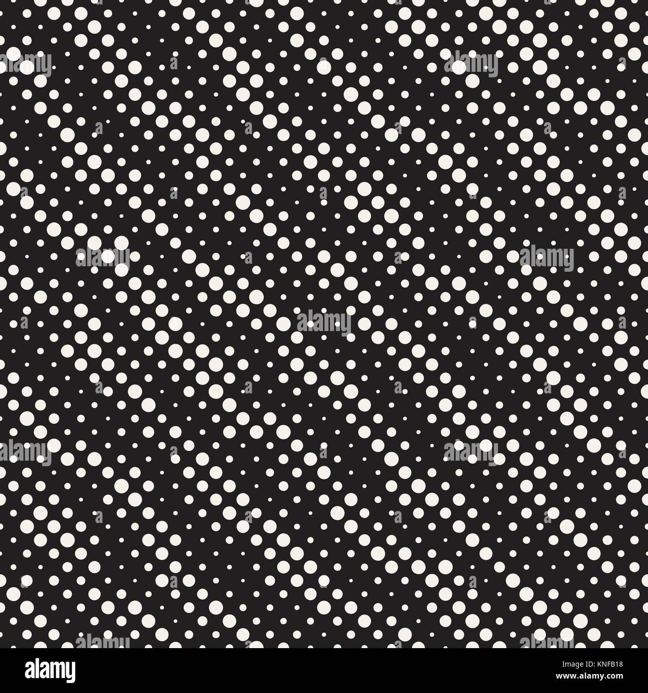 Modern Stylish Halftone Texture. Endless Abstract Background With ...