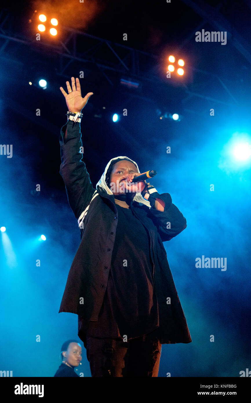 The Norwegian musical duo Madcon performs a live concert at the Swiss ...