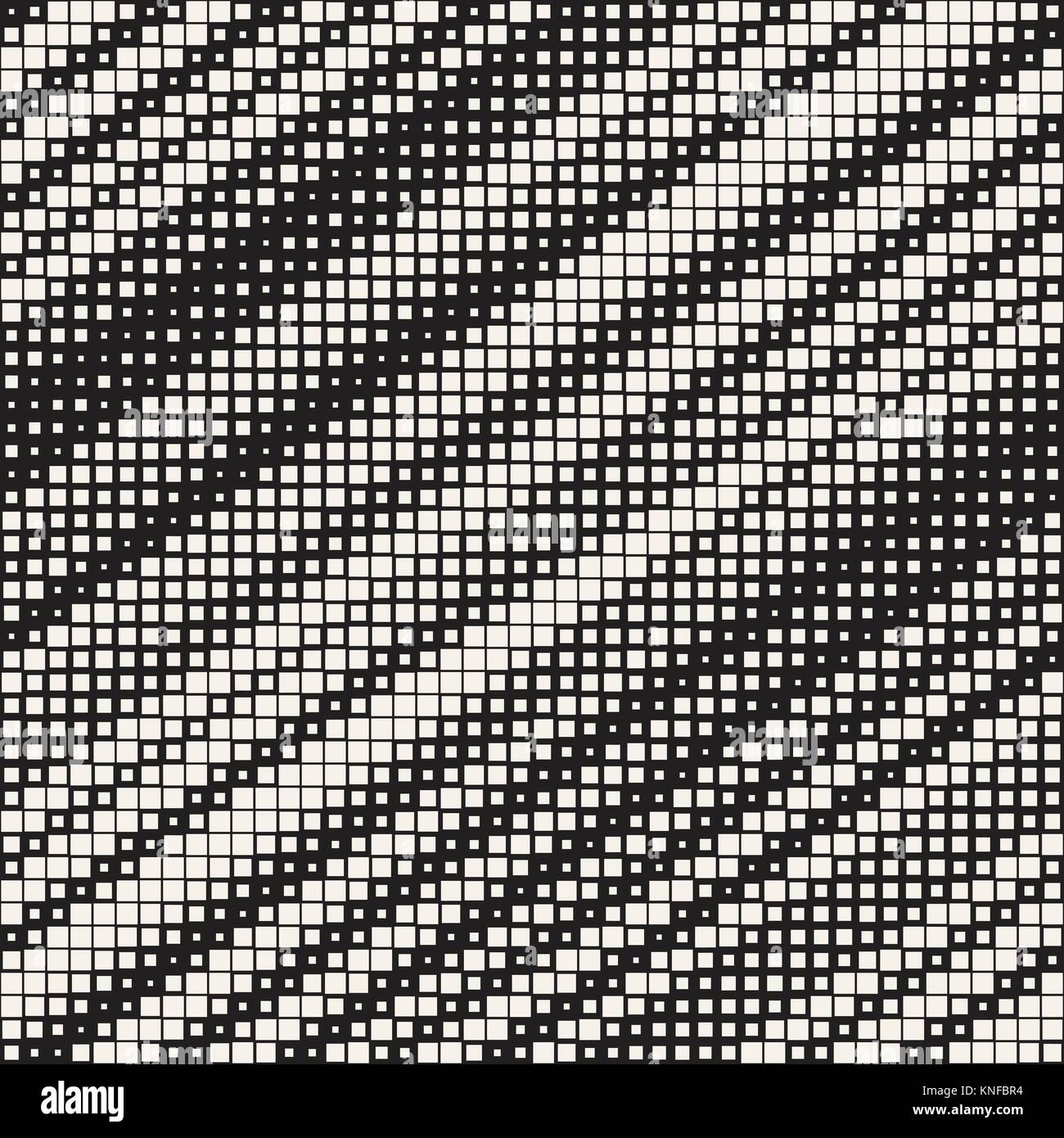Modern Stylish Halftone Texture Endless Abstract Background With Random Size Squares Vector