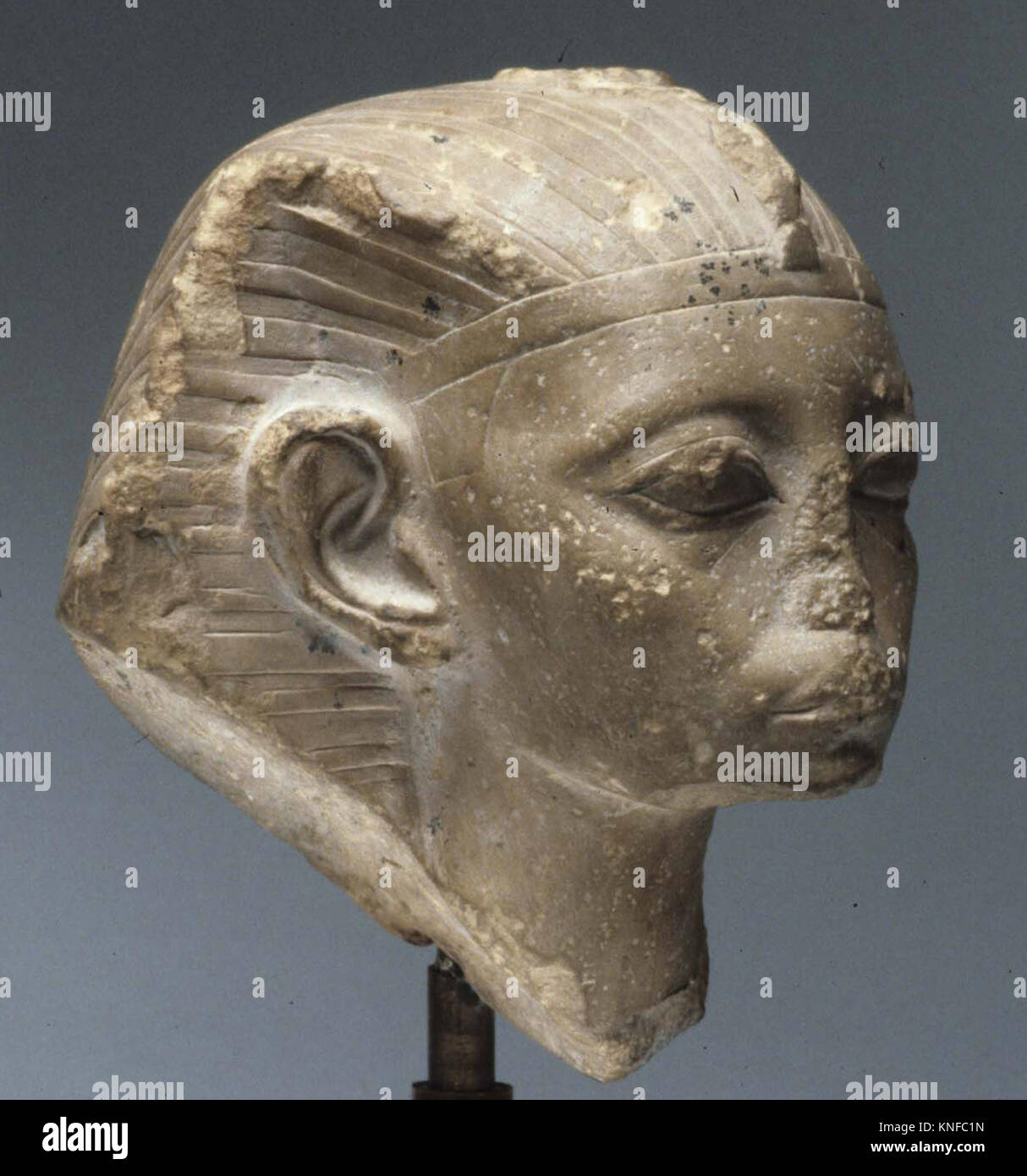 This sculpture, believed to represent a king, possibly Amenemhat IV ...