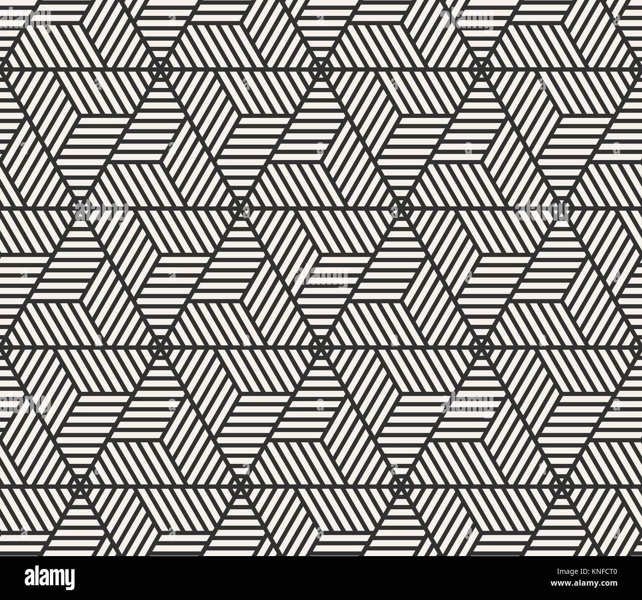 Vector seamless lines pattern. Modern stylish triangle shapes texture ...