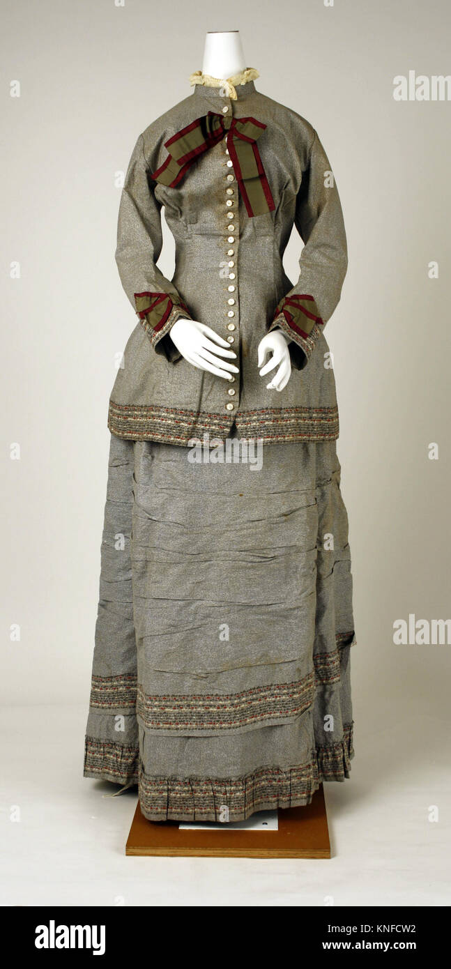 A dress from the collection at the Metropolitan Museum of Art ...